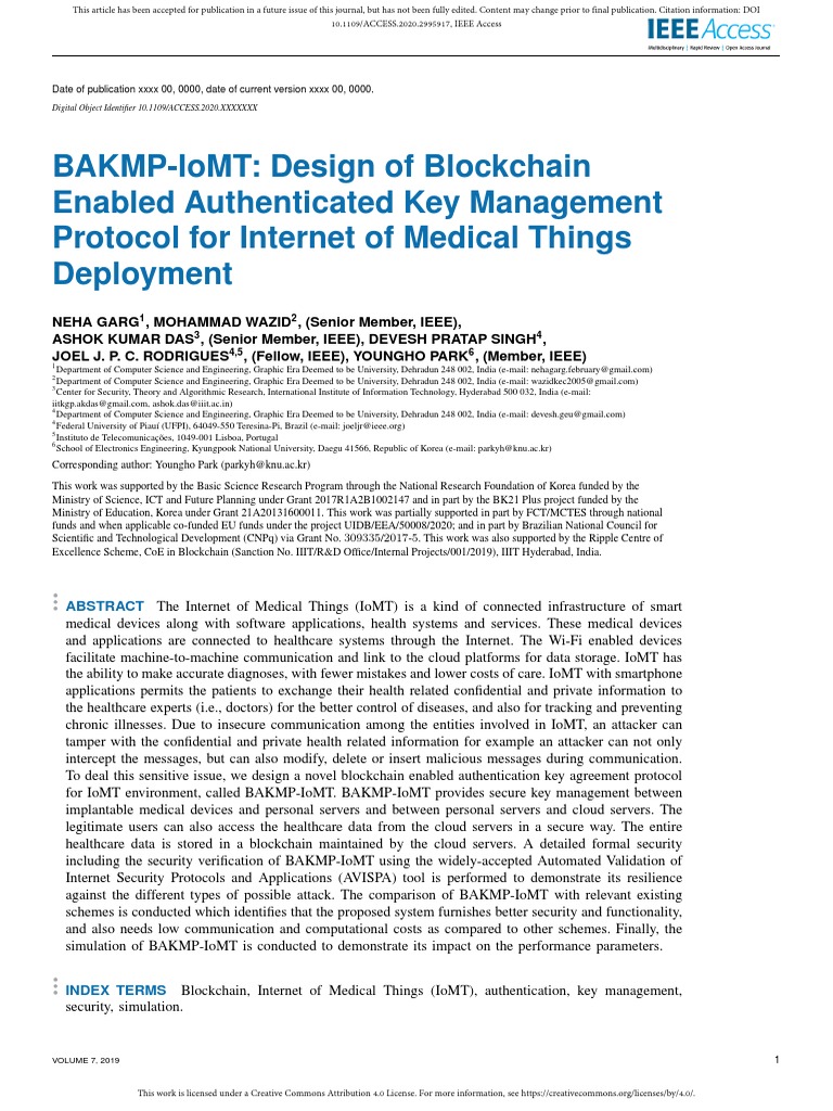 Design of Secure Authenticated Key Management Protocol For Cloud Computing Environments | PDF ...