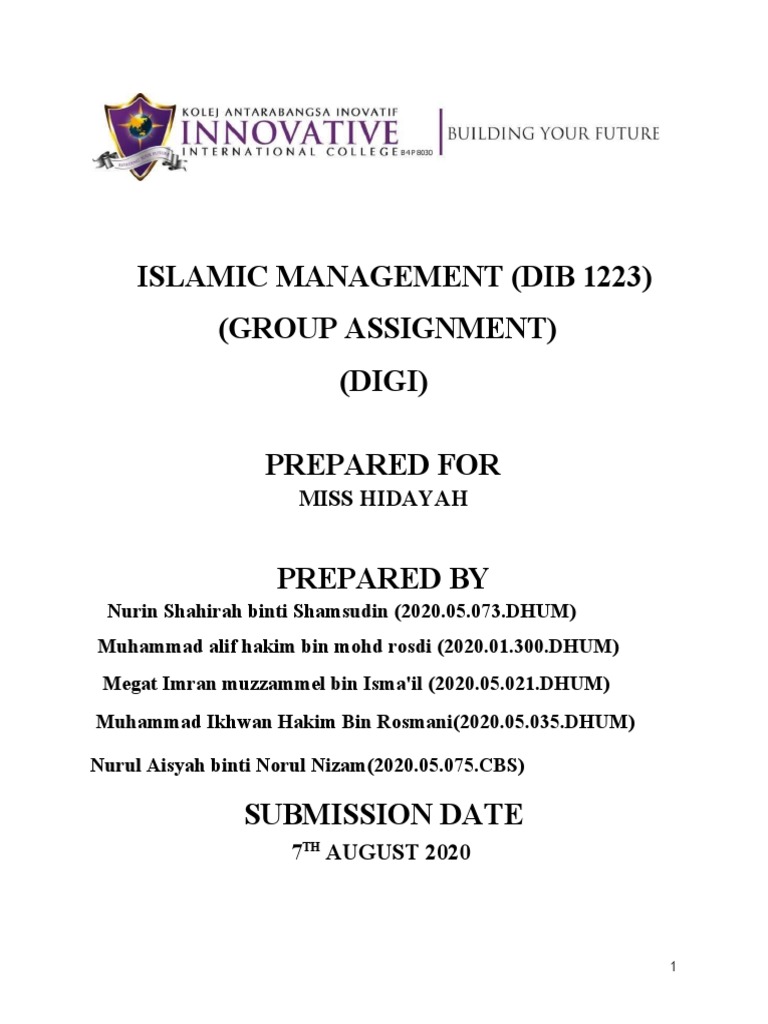 Management Group Assignment | PDF
