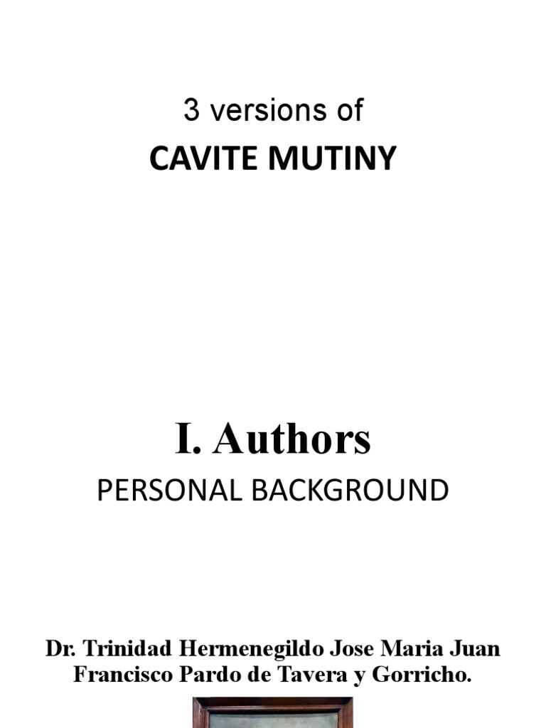 3 Versions Of: Cavite Mutiny | PDF | Philippines | Armed Conflict