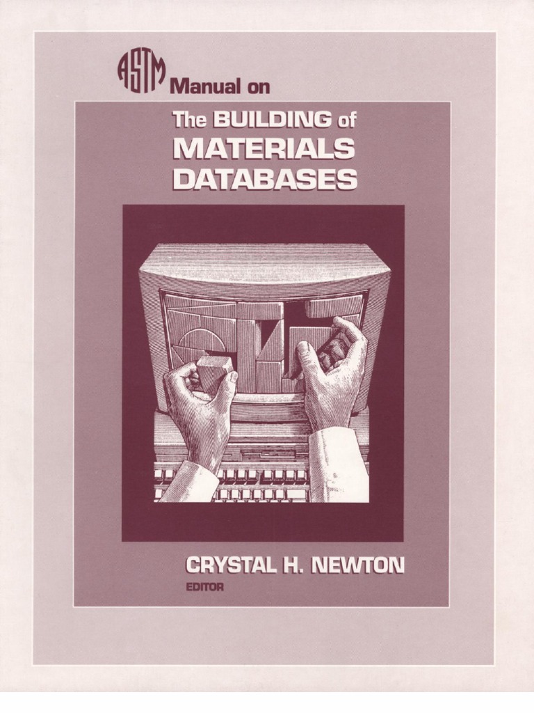 Manual On The Building of Materials Databases | PDF | Conceptual Model ...