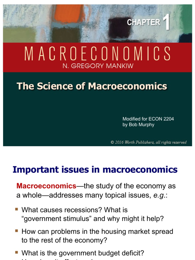 Slides1 - The Science of Macro | PDF | Nominal Rigidity | Macroeconomics