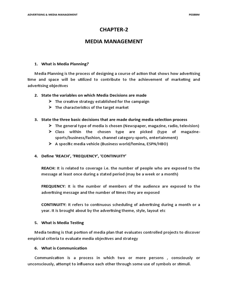 Amm Chapter-2 | PDF | Advertising | Marketing