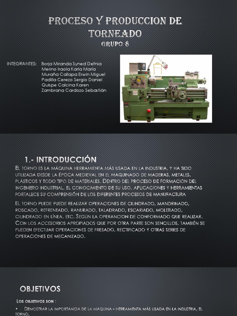 Proceso de Torneado PDF | PDF | Metalurgia | Artesanías