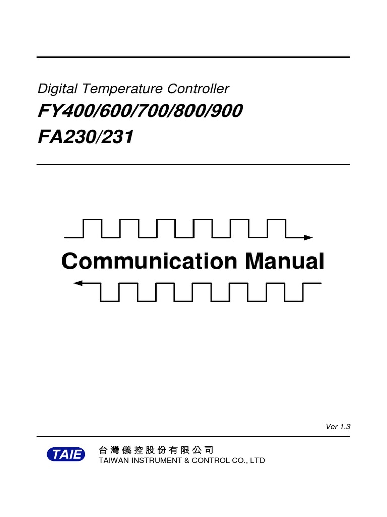 FA231 Manual Communication | PDF | Bit Rate | Computer Hardware