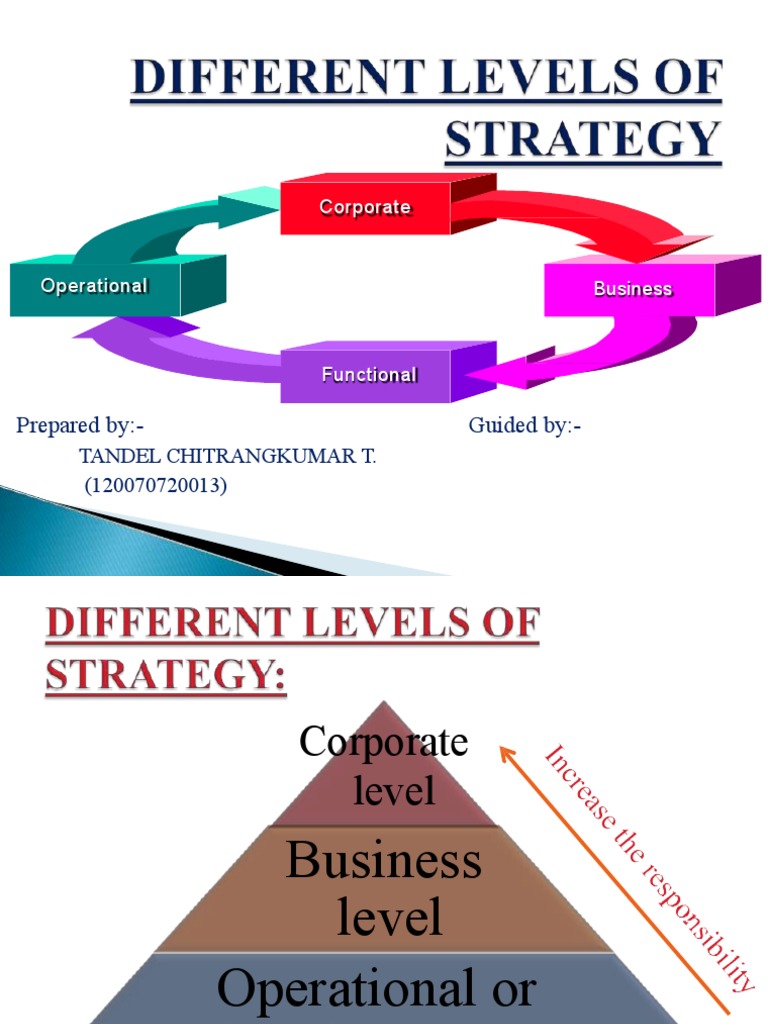 Corporate, Business and Functional Level Strategy | PDF | Strategic ...