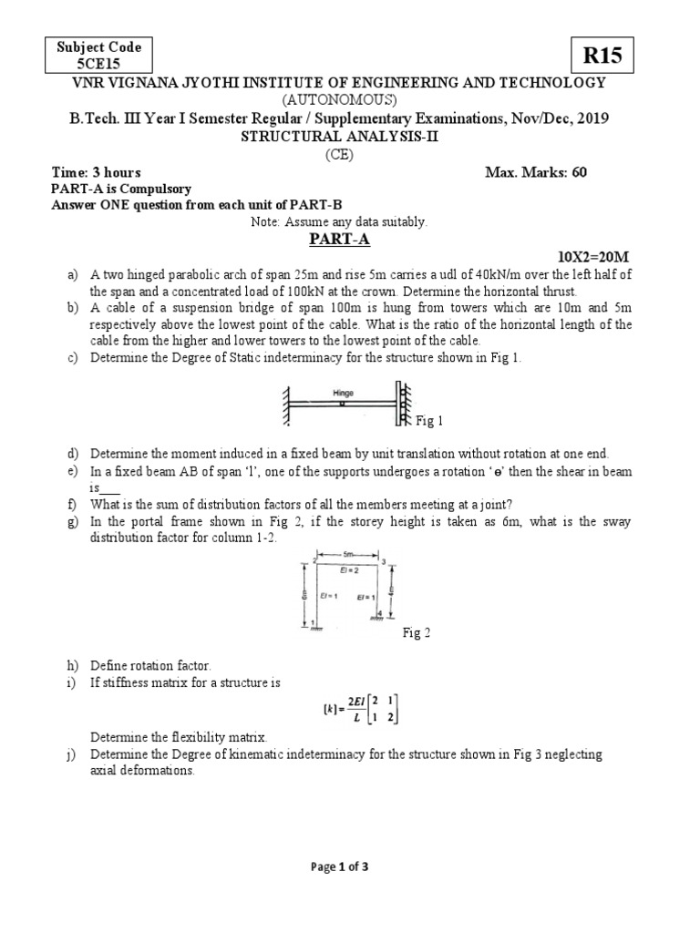 B.Tech. III Year I Semester Regular / Supplementary Examinations, Nov ...