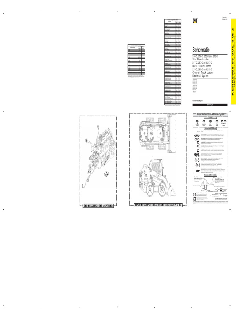 Kenr8666-08 Plano Electrico 246C | Download Free PDF | Switch | Relay