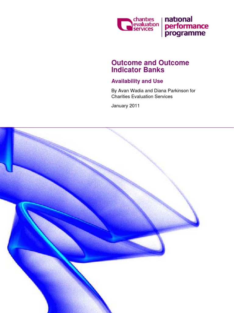 Outcome and Outcome Indicator Banks | PDF | Quality Of Life | Community
