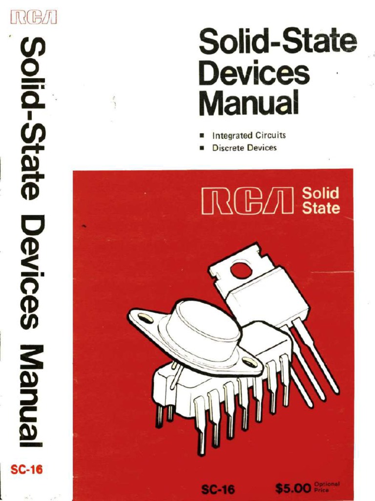 1975 SC-16 RCA Solid-State Devices Manual-Compressed | PDF | Field Effect Transistor | P–N Junction