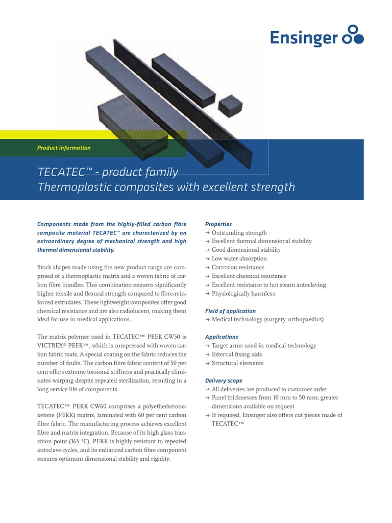 TECATEC™ - Product Family Thermoplastic Composites With Excellent ...