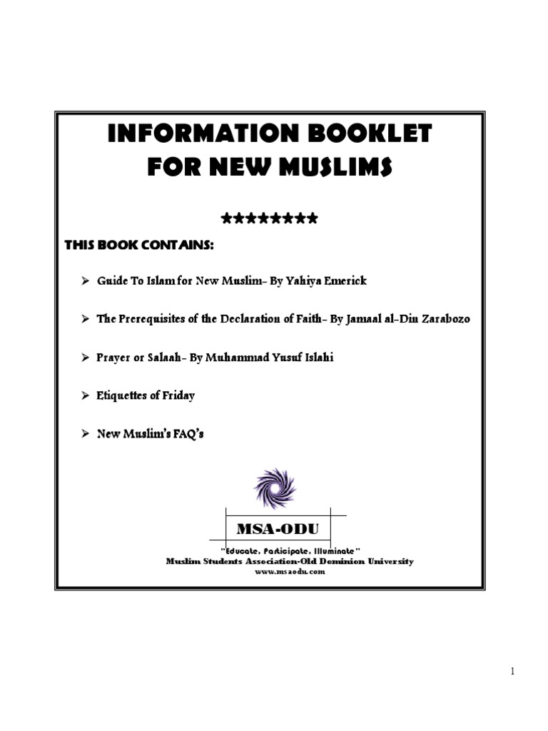 New Muslim Guide | PDF | Hadith | Prophets And Messengers In Islam