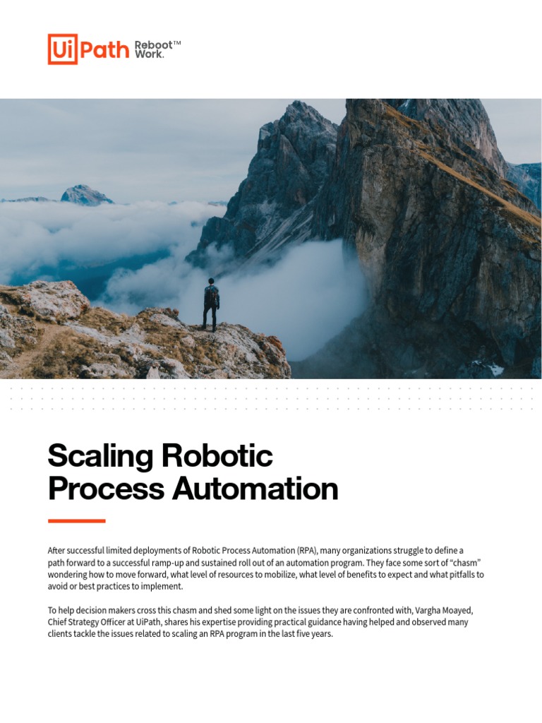 Scaling Robotic Process Automation | PDF | Top Down And Bottom Up ...