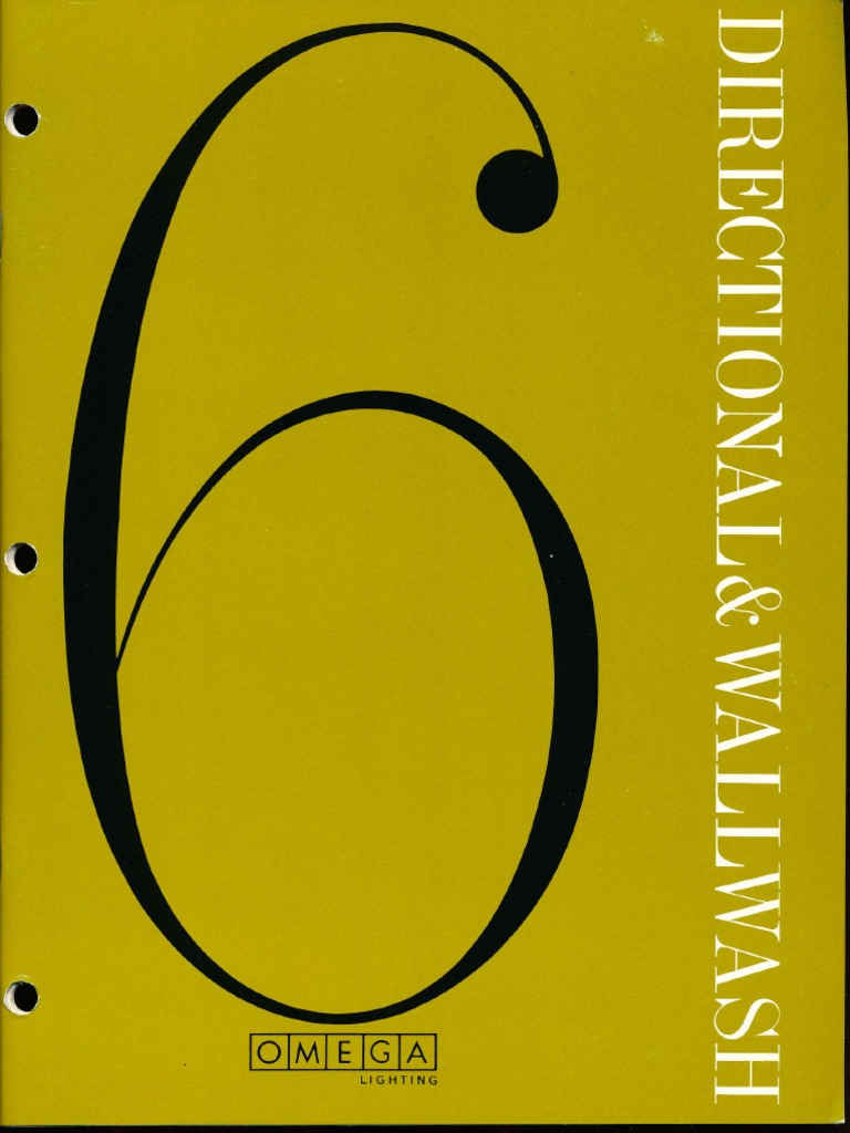 Omega Lighting Directional & Wallwash Downlight Catalog 2-84 | PDF ...