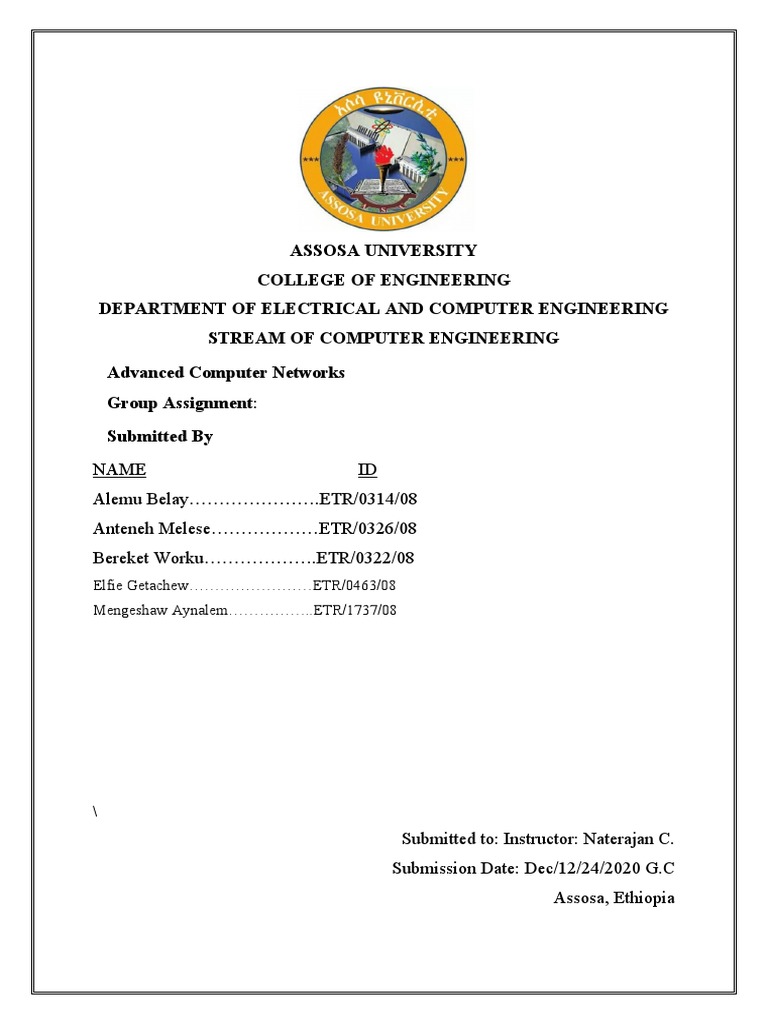 Group - 4 Advanced Network Assignment | Download Free PDF | I Pv6 ...