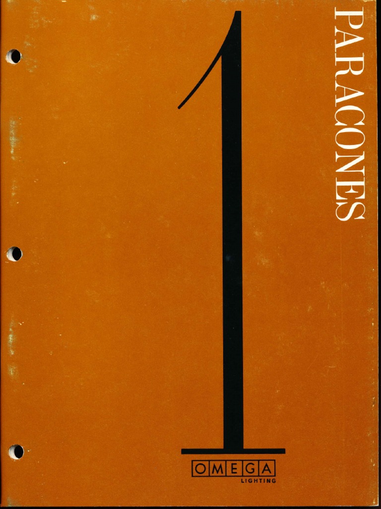 Omega Lighting Paracones & Baffle Downlight Catalog 5-79 | PDF