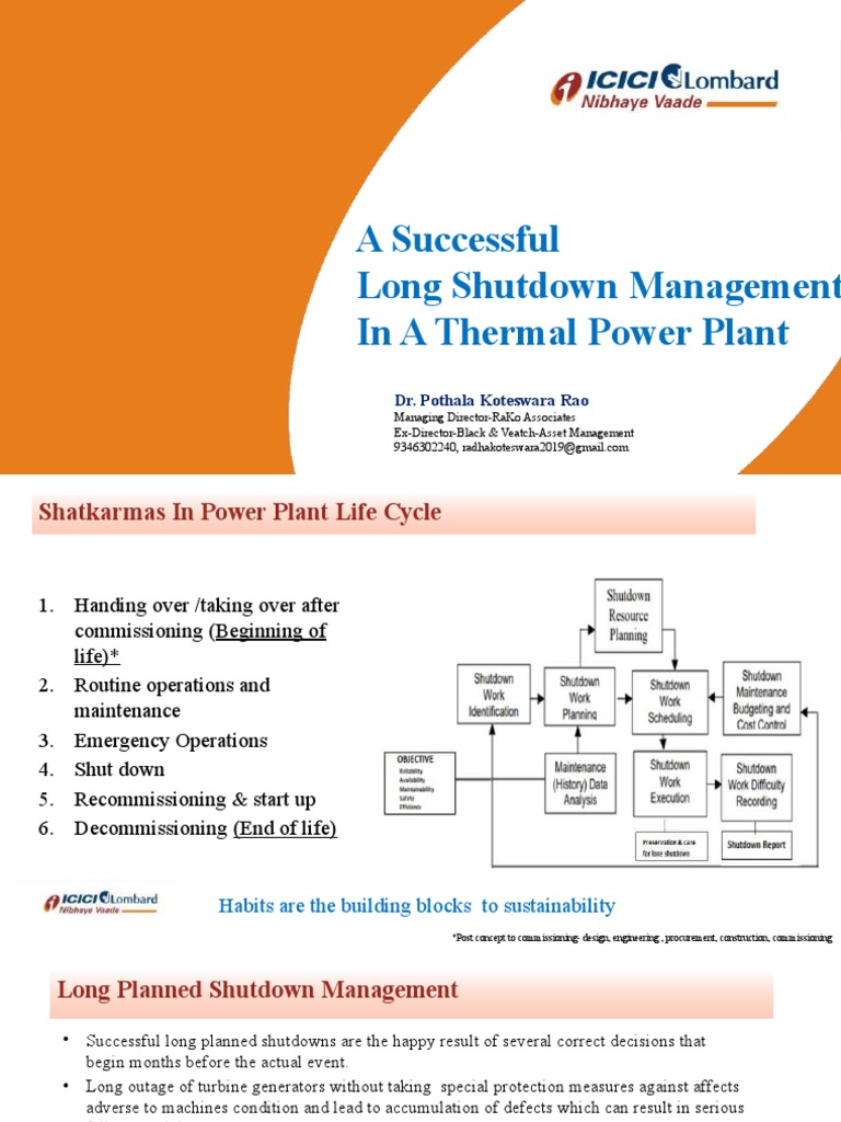 Long Shutdown Management in Power Plants | PDF | Boiler | Water