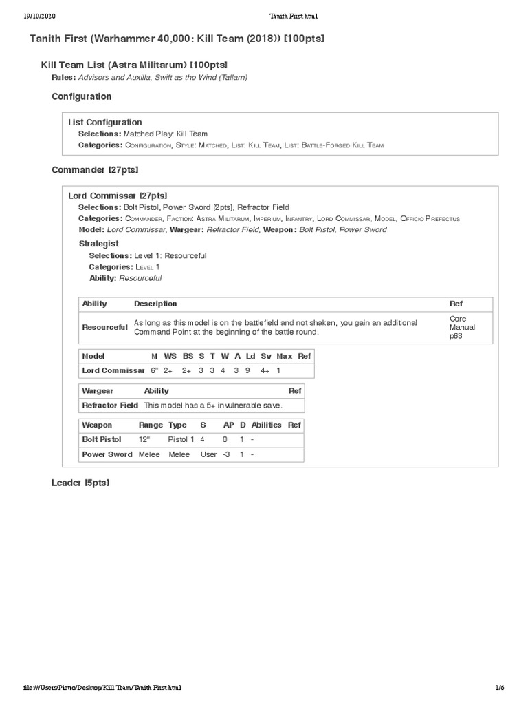 Tanith First - HTML PDF | PDF | Military Science | Military