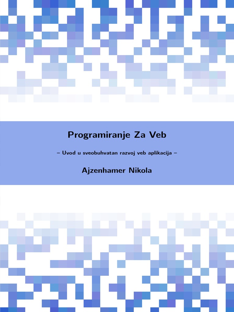 Programiranje Za Veb: Ajzenhamer Nikola | PDF
