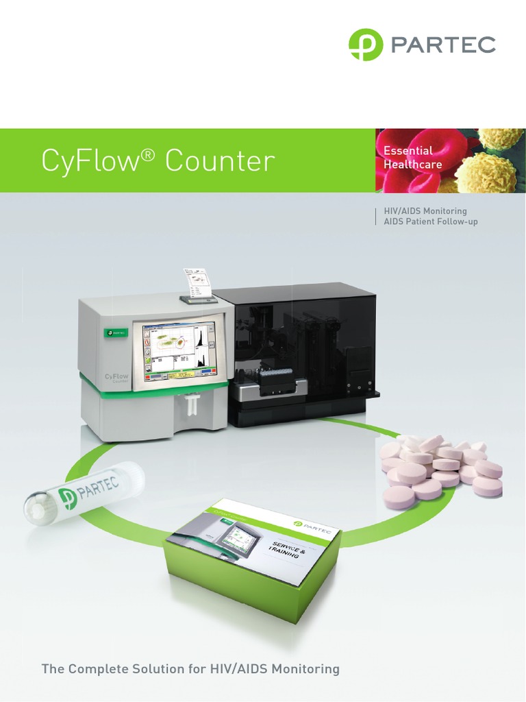 Cy Flow Counter | PDF | Freeze Drying | Flow Cytometry