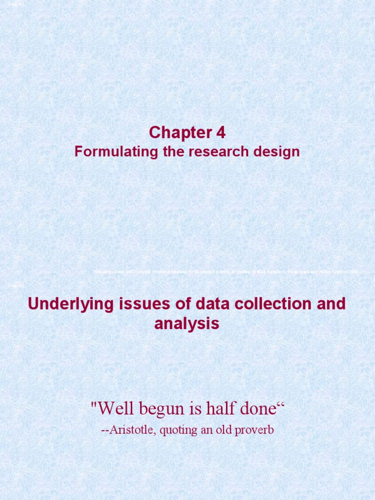 Chapter 4. Research Design | Download Free PDF | Experiment ...