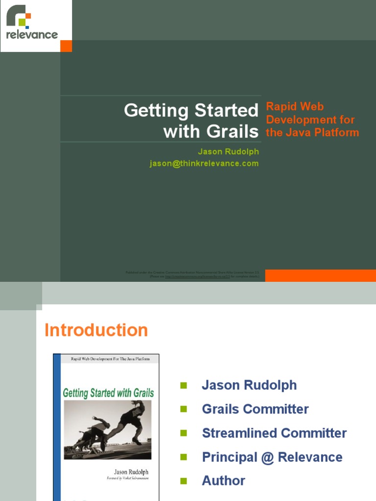 Getting Started With Grails: Rapid Web Development For The Java Platform | PDF | Software ...