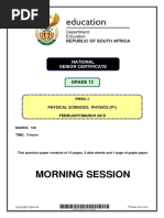 Physical Sciences Physics NSC P1 MEMO May June 2024 Eng | PDF