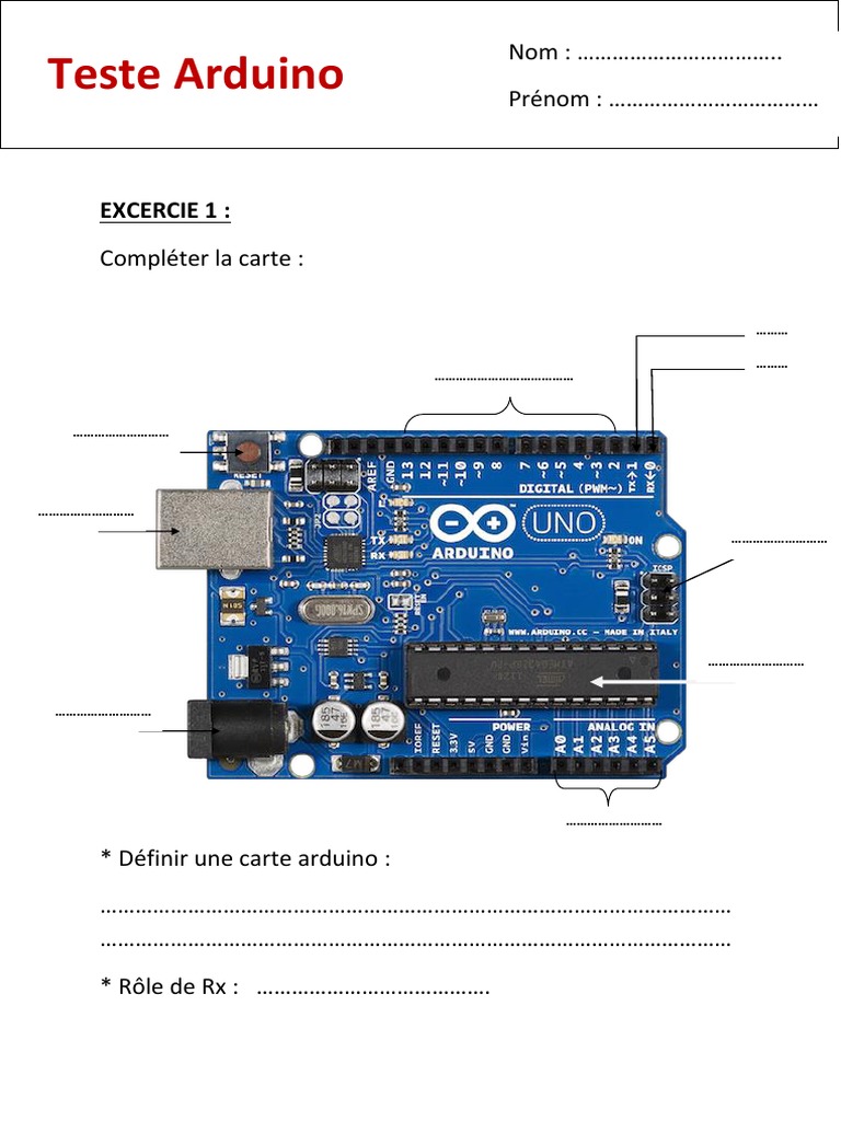 Test Arduino | PDF