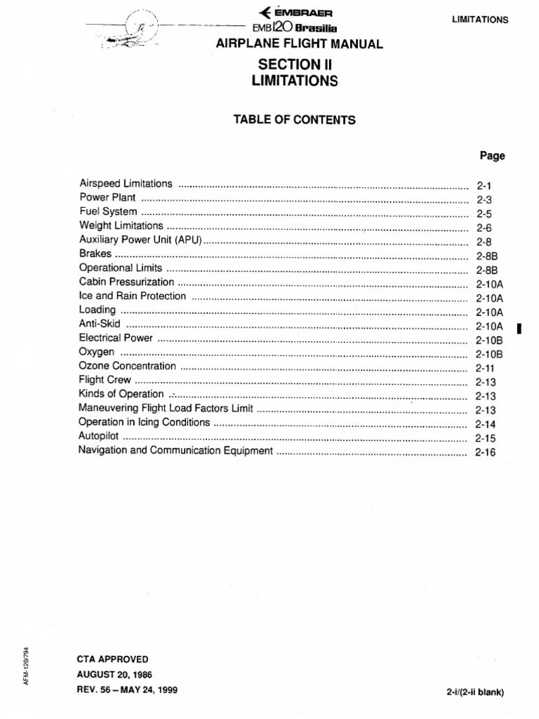 Afm120 794 Faa Section02 | PDF | Instrument Flight Rules | Ice