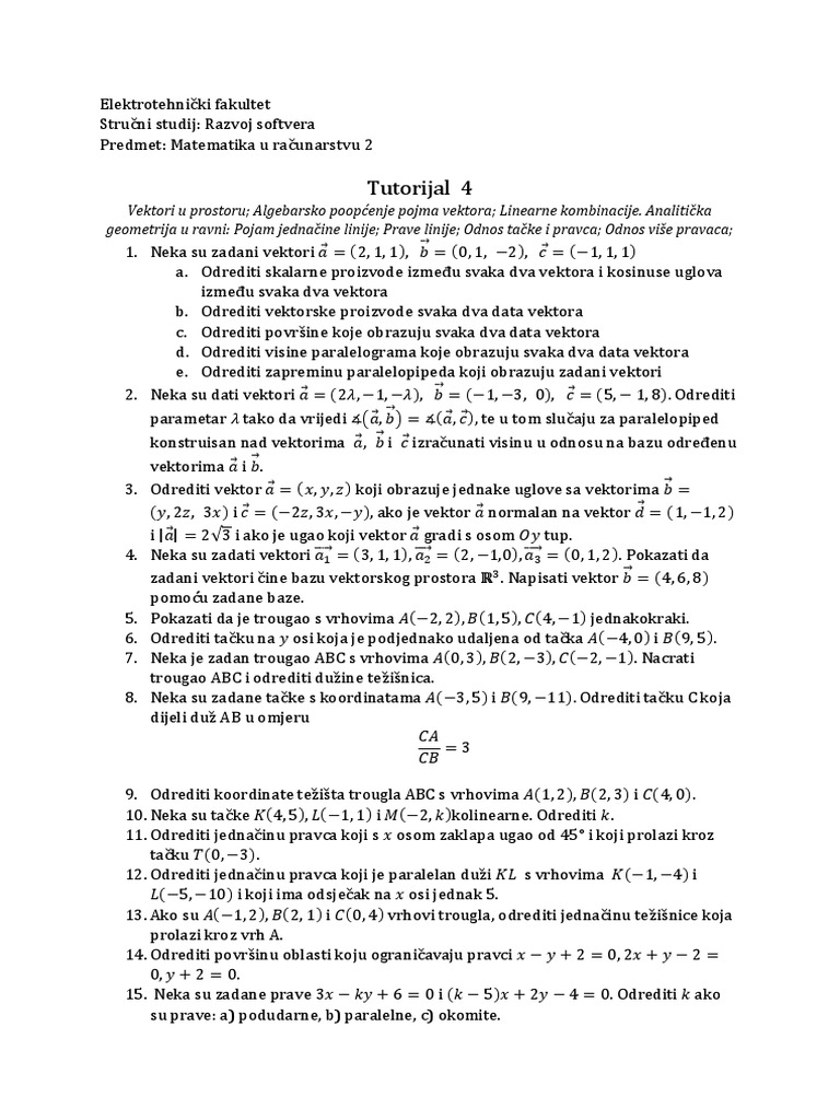 MUR2 Tut4 | PDF