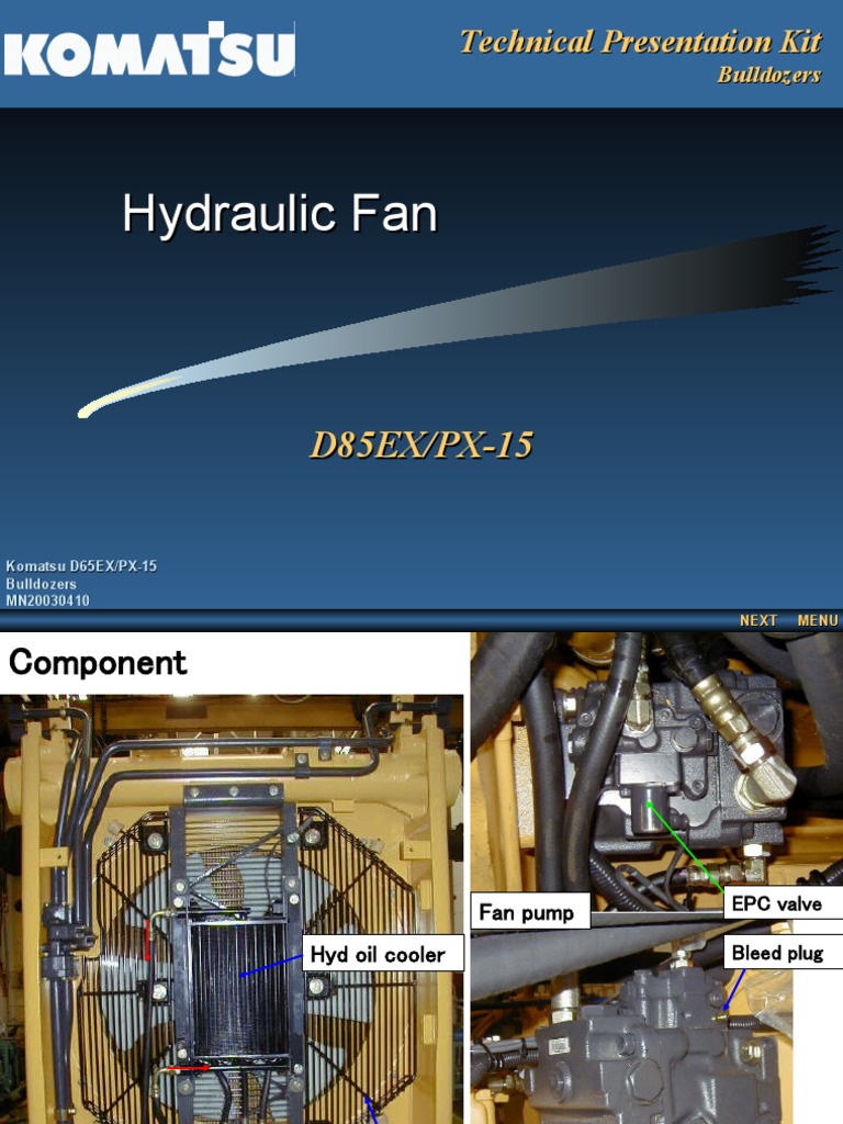 D85EX-15 Hydraulic Fan | PDF | Pump | Valve