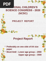 NCSC-16 - 3. Project Report | PDF | Experiment | Survey Methodology