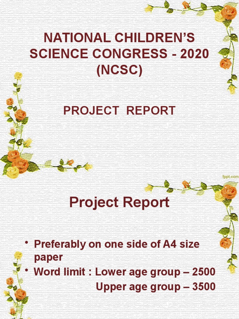 NCSC 2020 - Project Report | PDF | Experiment | Observation