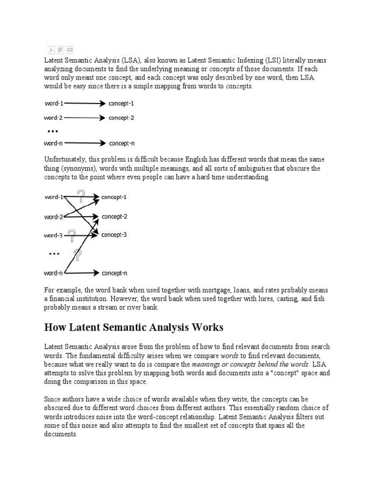 Latent Semantic Analysis Pdf