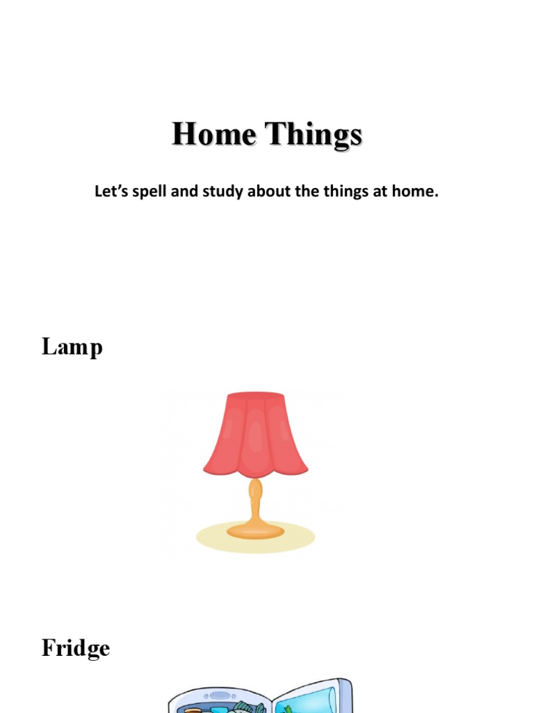 Home Things | PDF