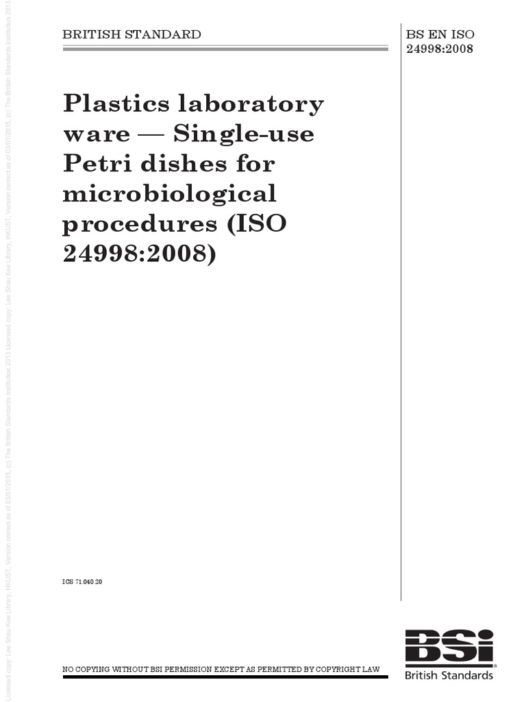 BS en Iso 24998-2008 PDF | PDF | International Organization For ...