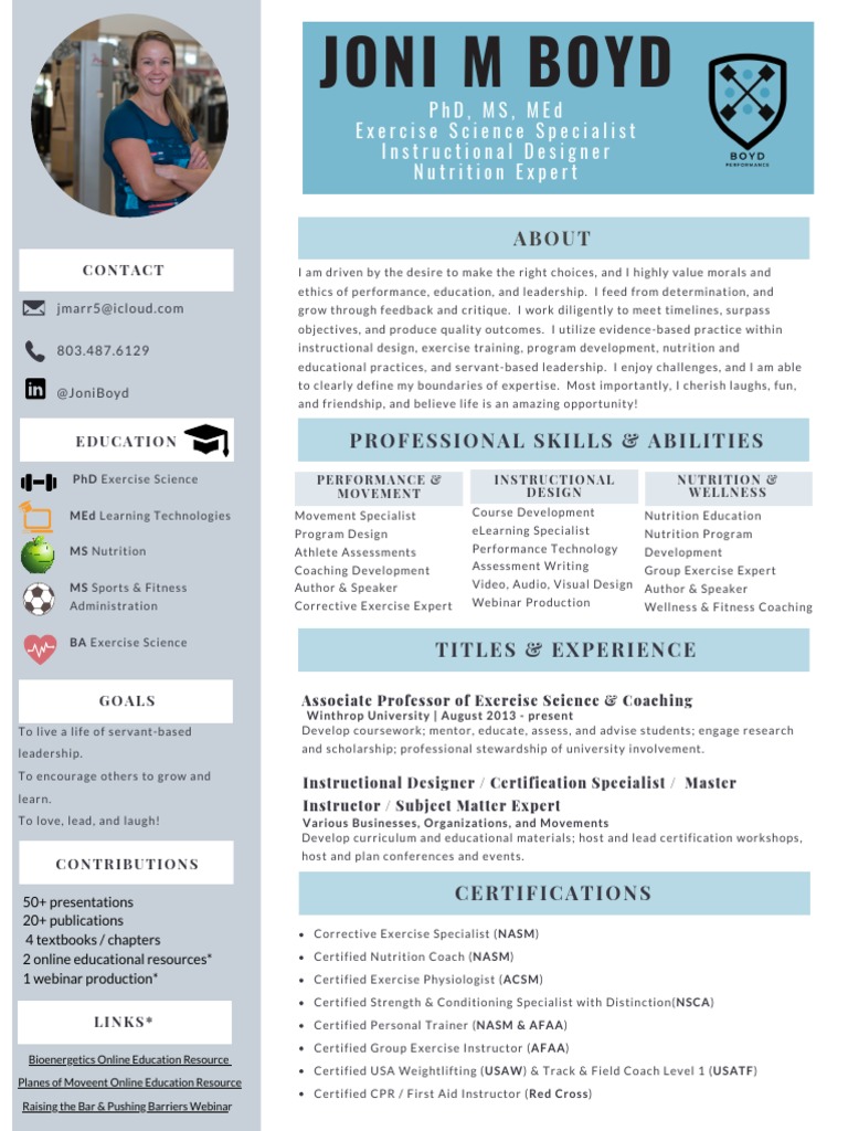 Joni Boyd Short Resume | PDF | Educational Technology | Expert