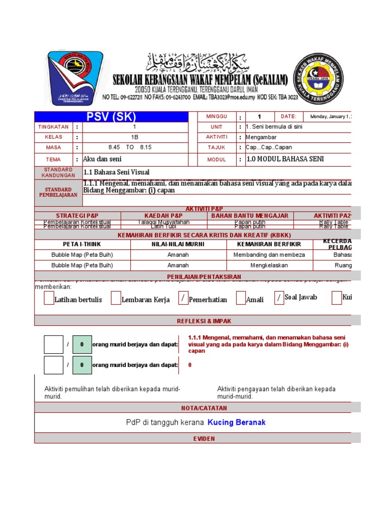 Tapak Erph PSV SK | PDF