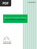 Module 8 - Class Notes On Legislative Drafting | PDF | Policy | Bill (Law)