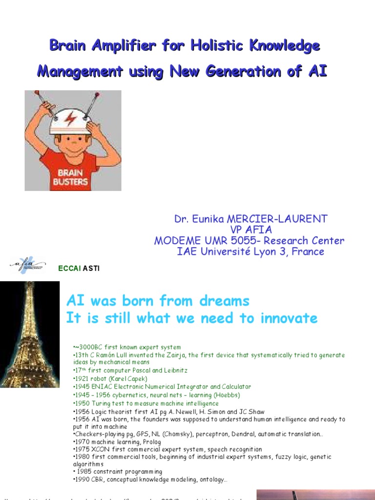 Brain Amplifier for Holistic Knowledge Management using New Generation ...