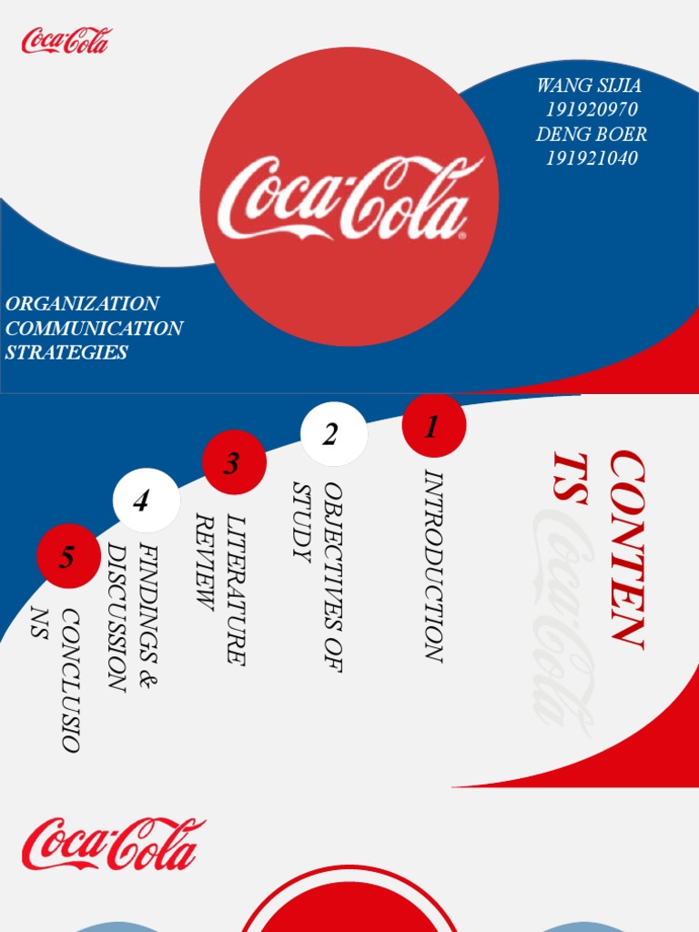 Presentation of OSC Coca Cola | PDF | The Coca Cola Company | Brand
