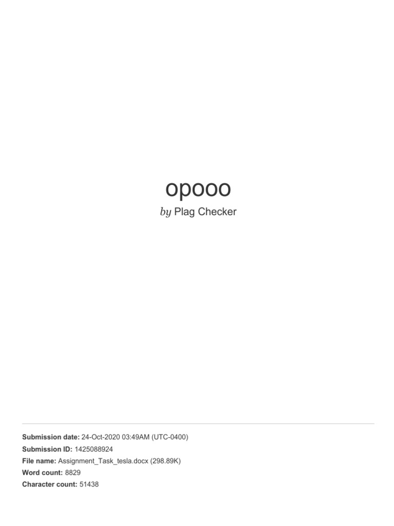 Opooo: by Plag Checker | PDF | Internet | Business
