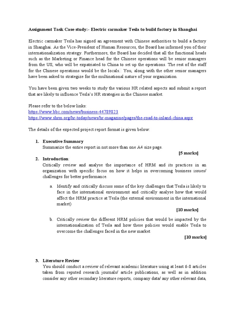 Assignment Task Case Study | PDF | Human Resource Management | Human ...