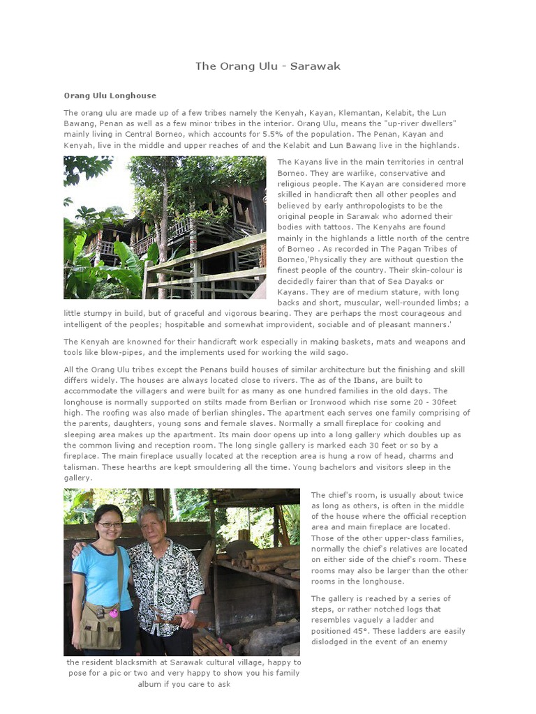 The Orang Ulu | PDF | Borneo | Sarawak