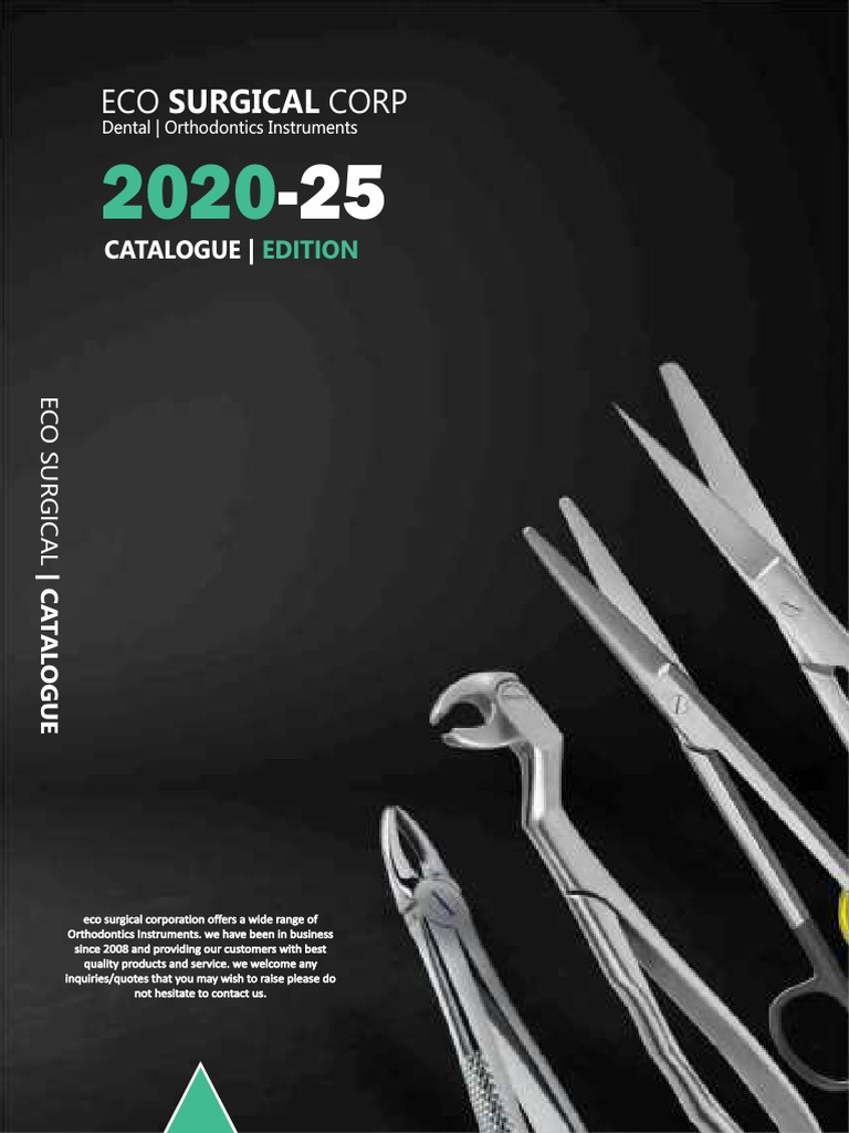 Eco Dental Instruments Catalogue | PDF | Orthodontics | Dentistry