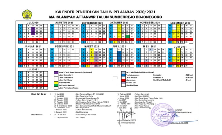 02 Kalender Ma 2020-2021 | PDF