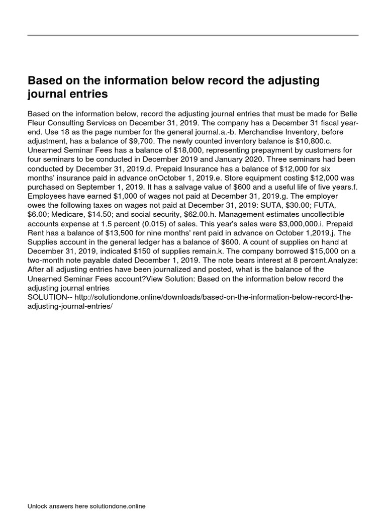 Solutiondone 420 | PDF