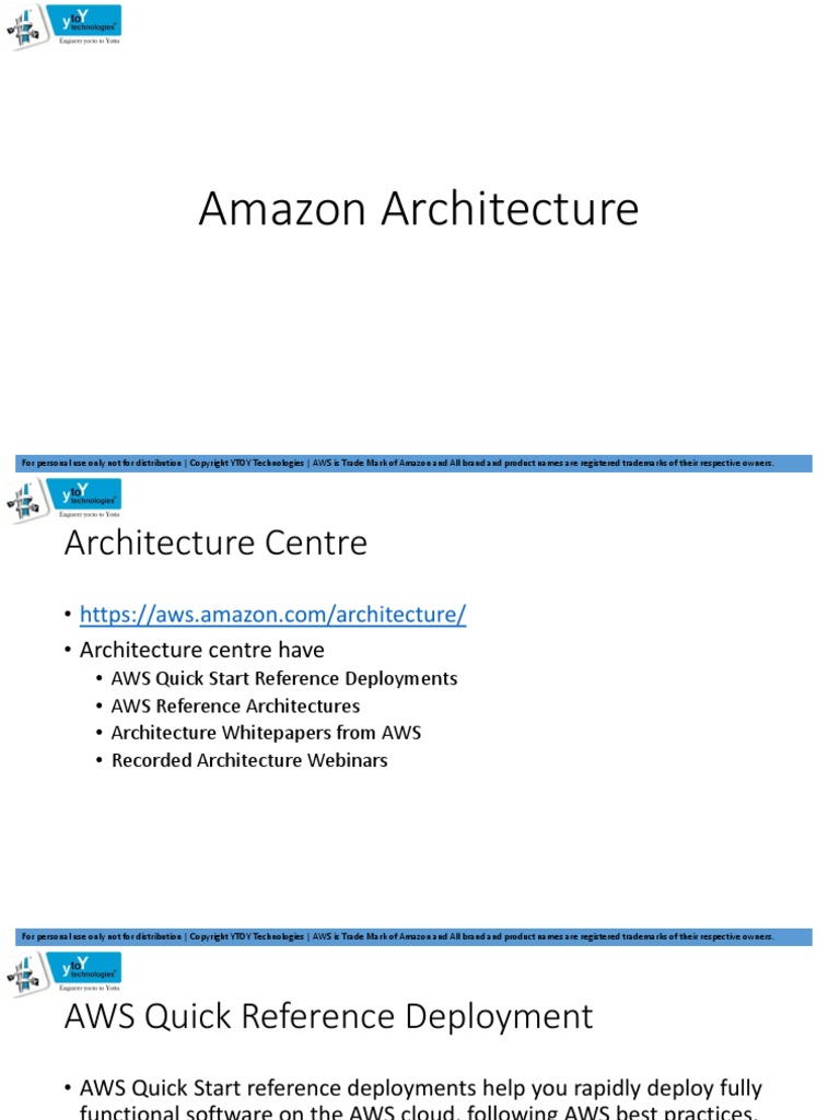 AWS - Architecture | PDF