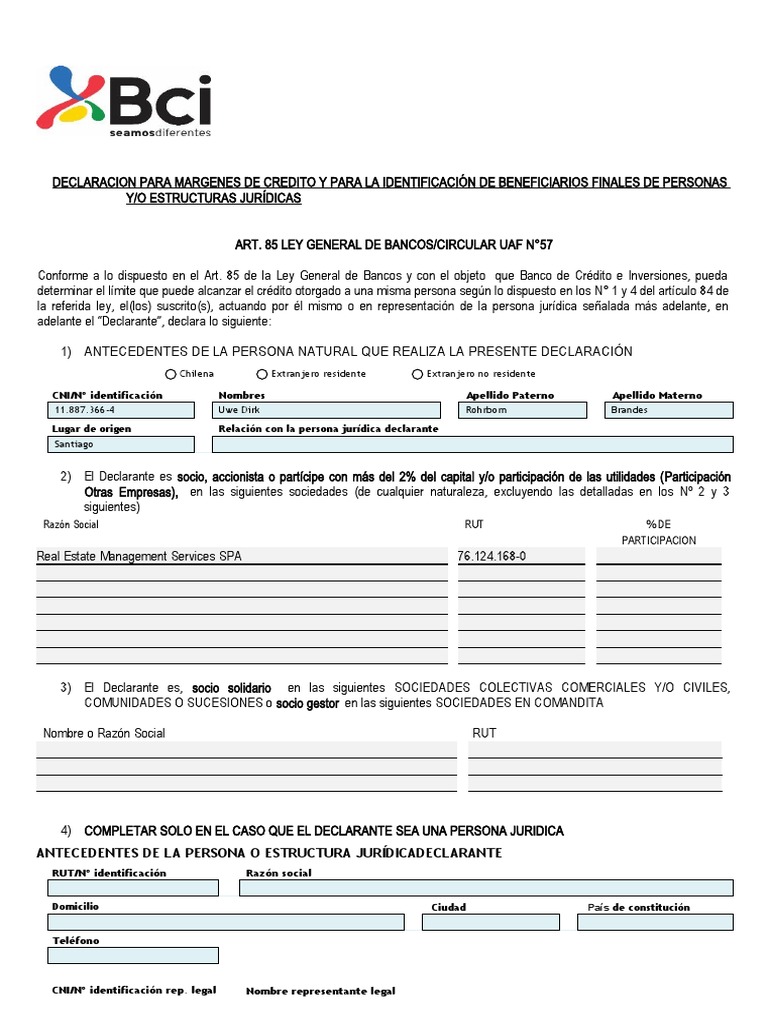 Declaración UAF y Beneficiarios Finales | PDF | Justicia | Crimen y violencia