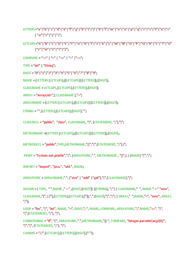 Java Syntax Rules and Structure Guide | PDF