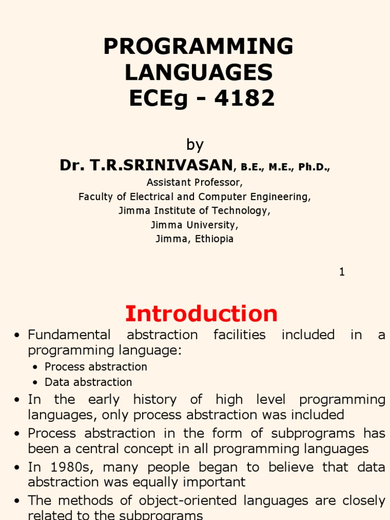 CH 04 - PL | PDF | Parameter (Computer Programming) | Subroutine
